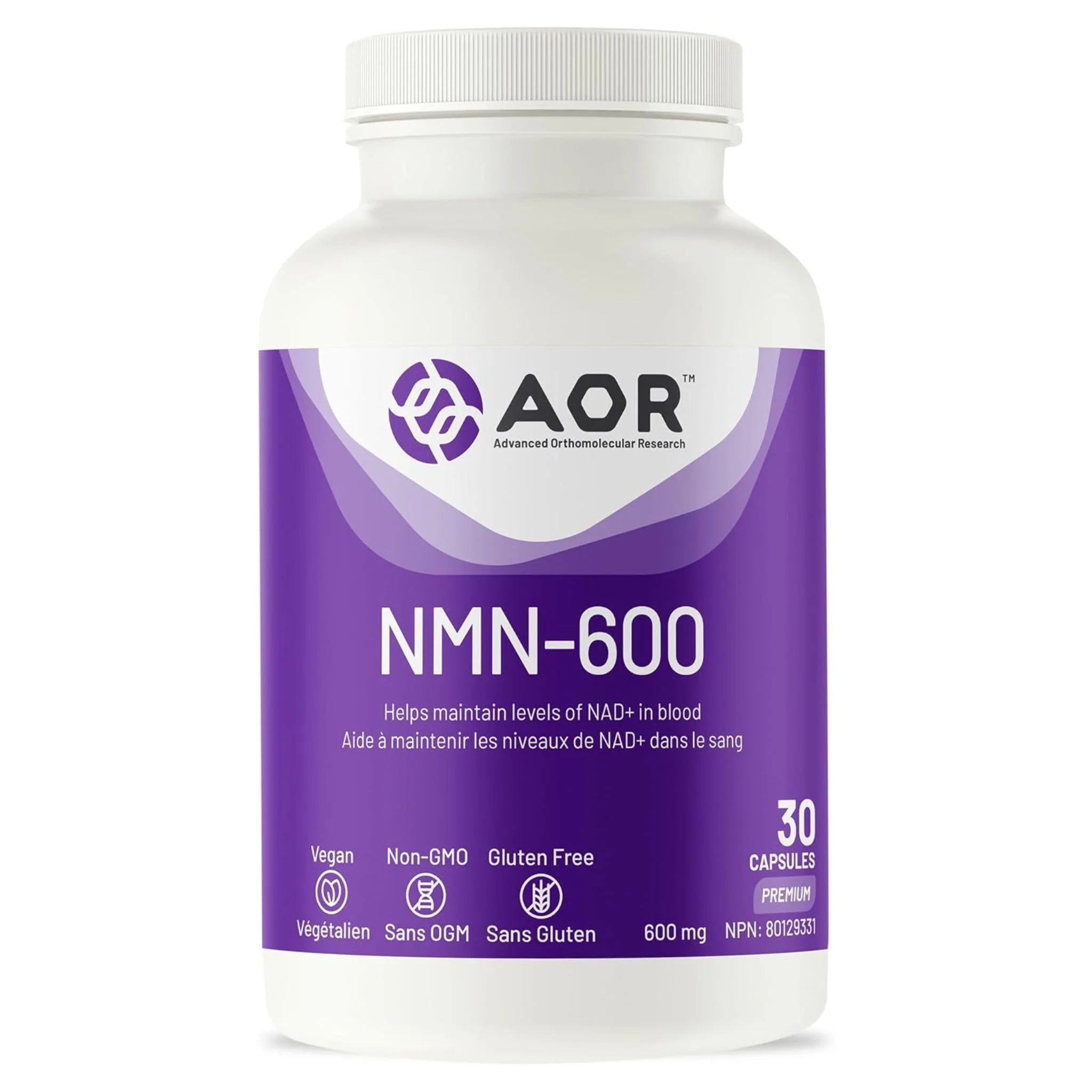AOR NMN-600, 30 Capsules Online - Nature's Source