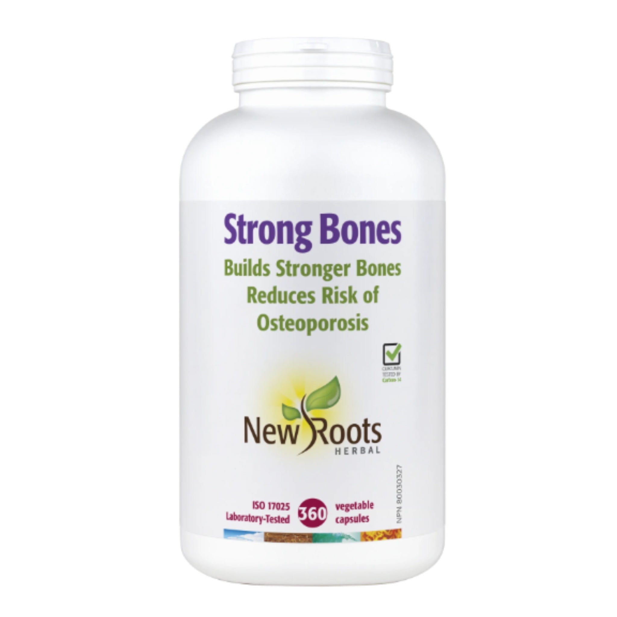 New Roots Strong Bones 360 Vegetable Capsules