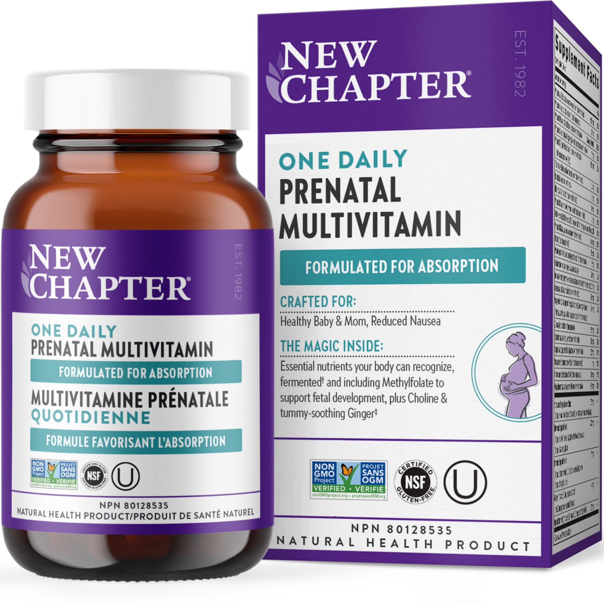New Chapter Prenatal Multivitamin One Daily 90 Tablets Online - Nature ...